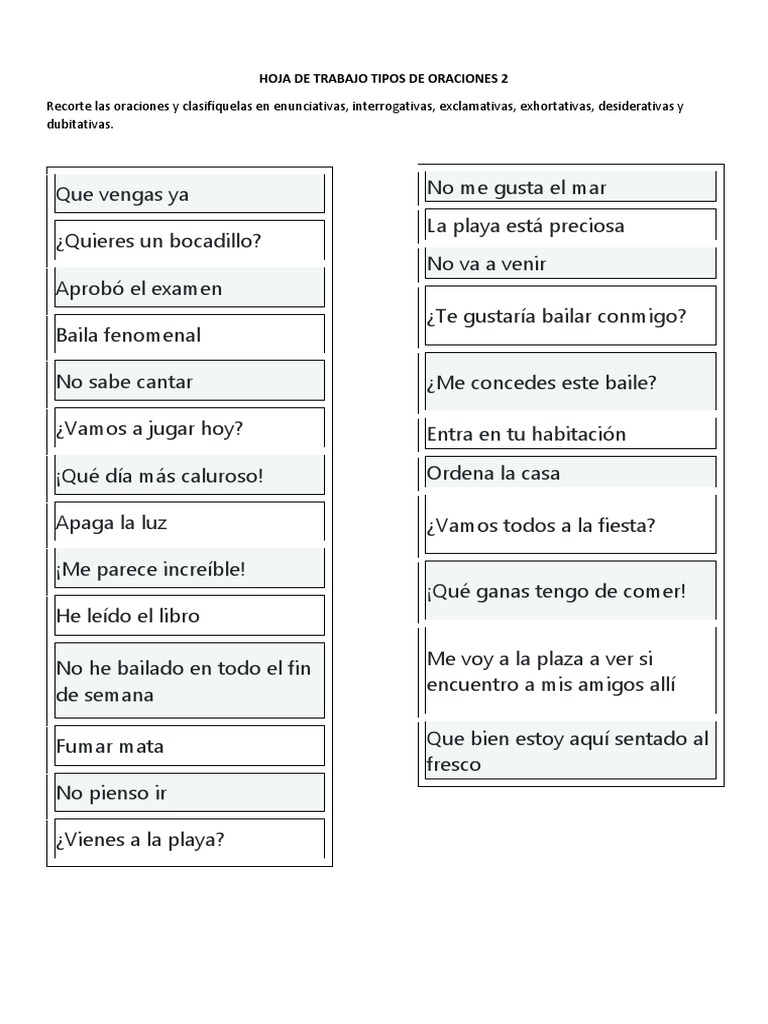 HOJA DE TRABAJO TIPOS DE ORACIONES 2.docx