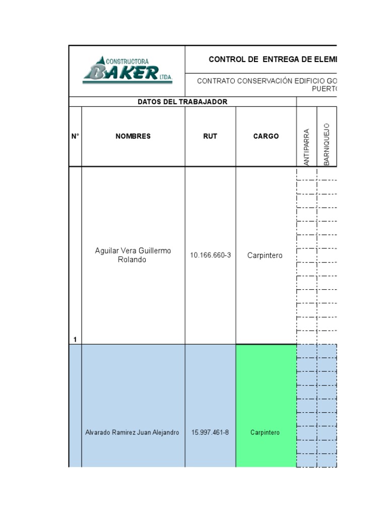 Control de Epp | PDF