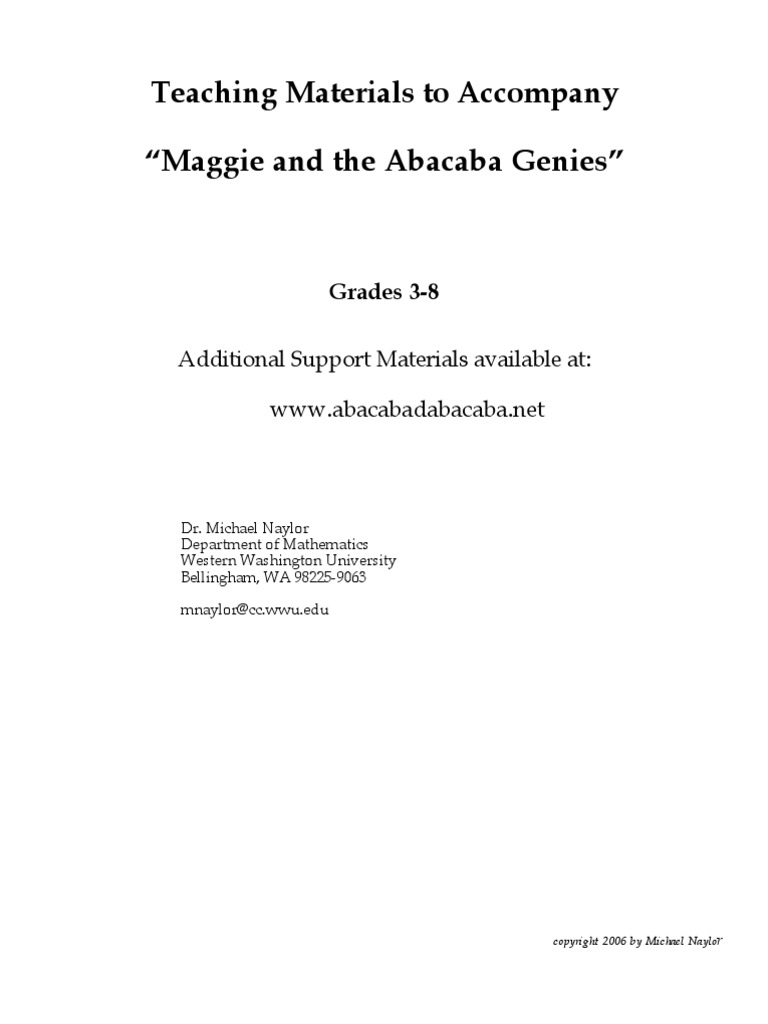 Abacaba Activities | PDF | Fractal | Geometry