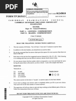 CSEC Spanish Paper 3 Situations | PDF