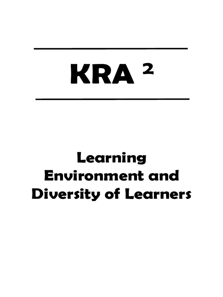 Kra 2 | PDF | Classroom Management | Lesson Plan