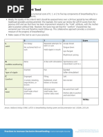 Latch Score Cheat Sheet | PDF | Self-Improvement | Wellness