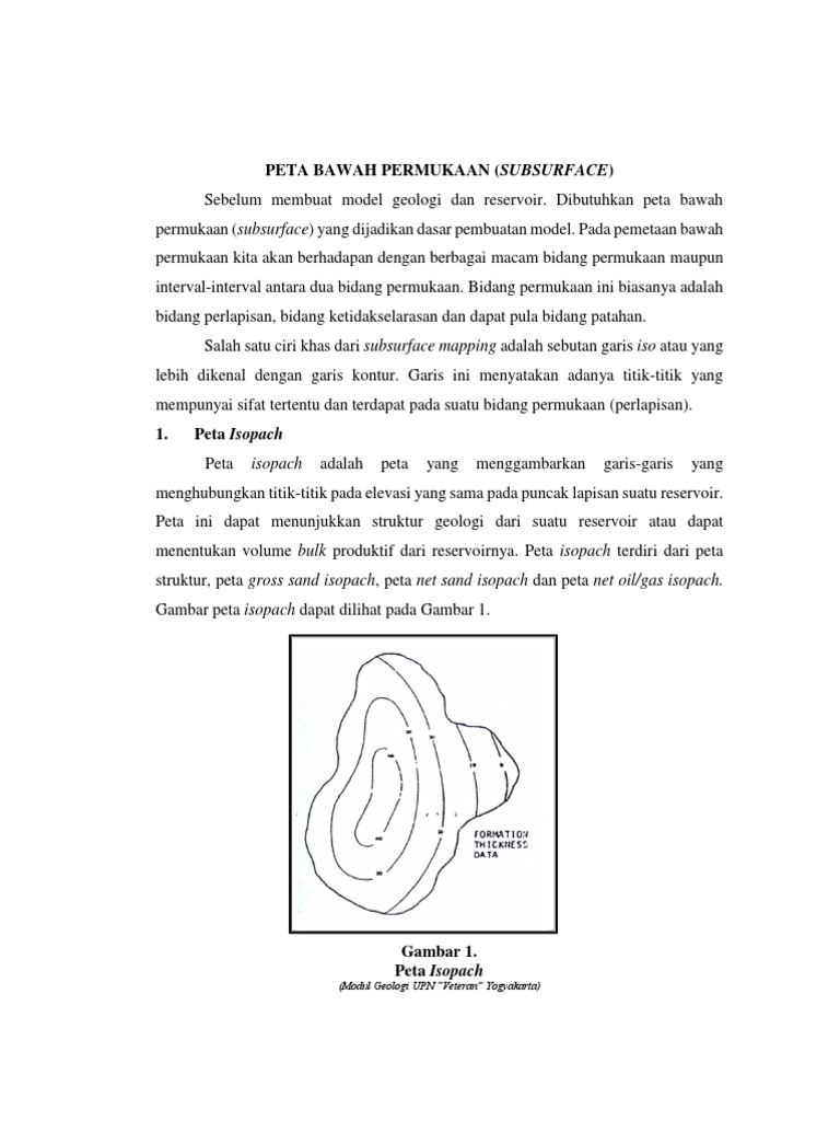 Peta Subsurface | PDF