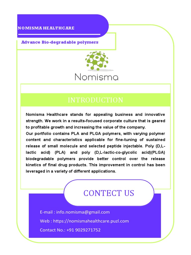 PLGA Product List | PDF | Polymers | Polymer Chemistry