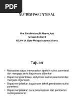 Jenis-Jenis Infus Sumber Karbohidrat, Protein, Dan Emulsi Lemak Untuk ...