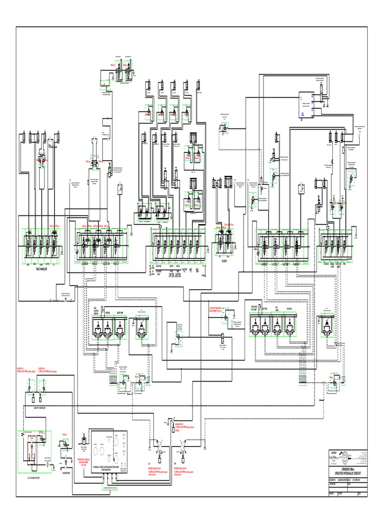Major VD6000PC Hydraulic Diagram Up To M26 PDF | PDF | Mechanical ...