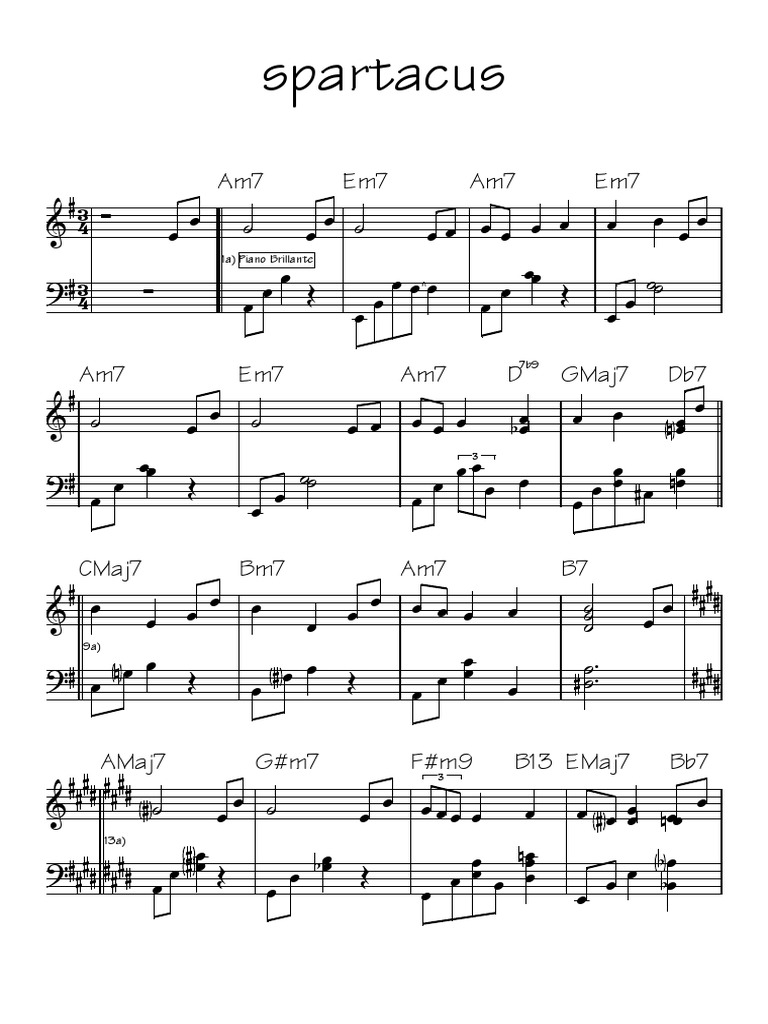 Spartacus Love Theme | PDF