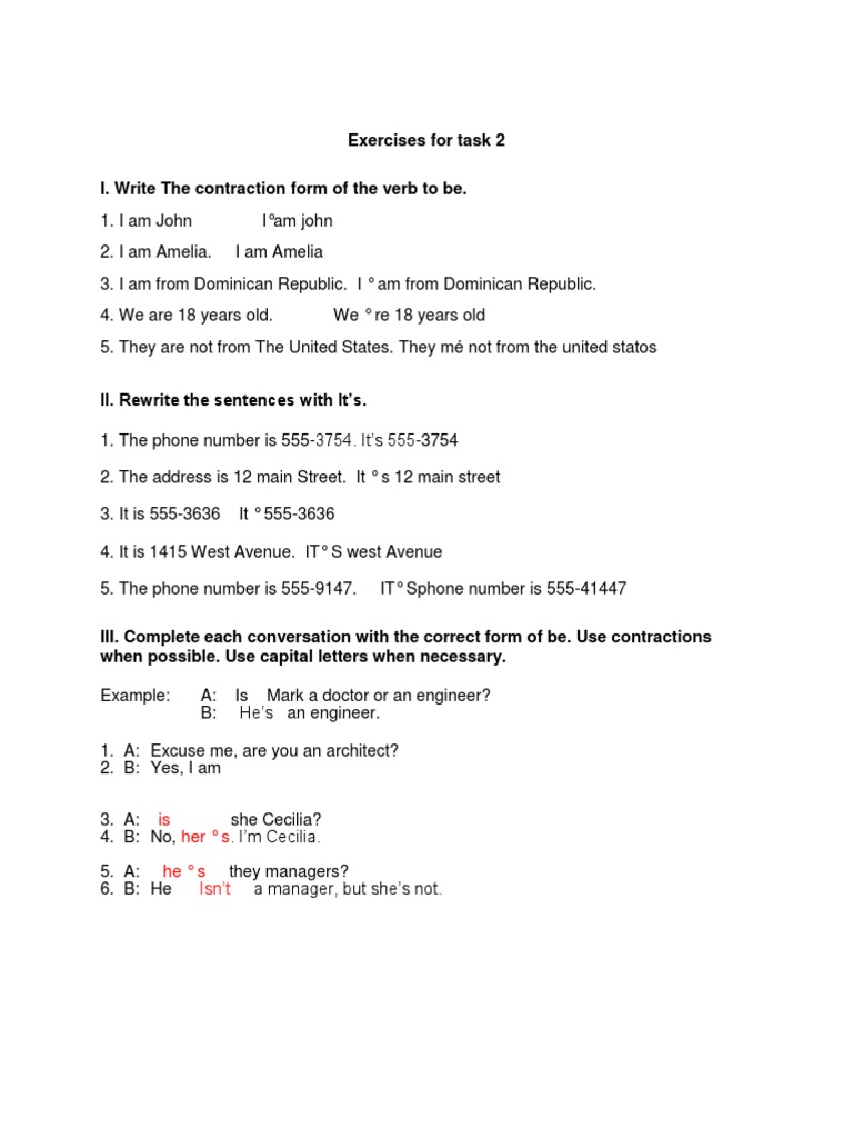 Exercises For Task 2 | PDF | Self-Improvement