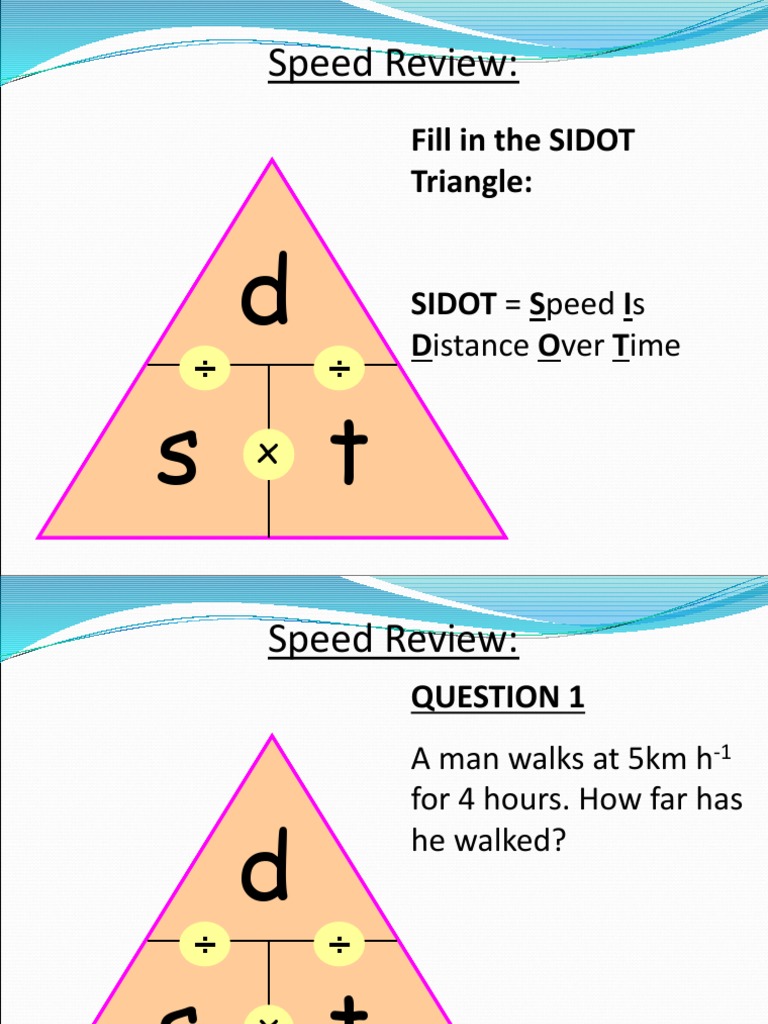Speed Triangle Game Instructions PowerPoint | PDF | Teaching Methods ...