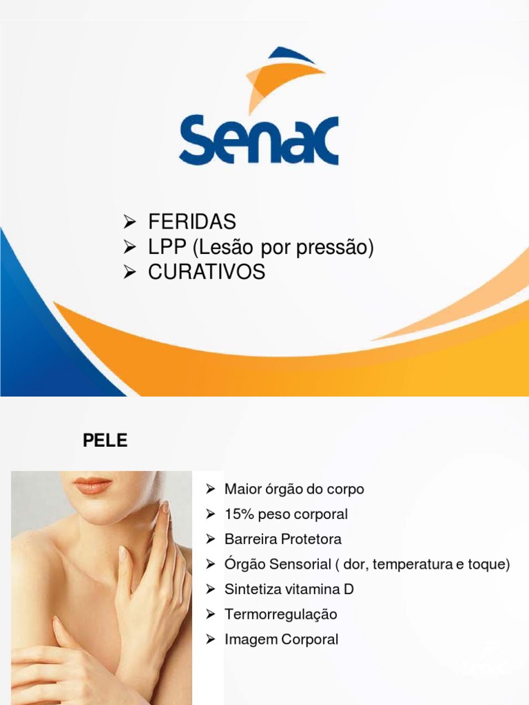 AULA FERIDA.CURATIVOS.pdf | Necrose | Pele