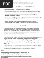 Matriz de Partes Interesadas Según ISO 9001 | PDF | Business | Matriz ...