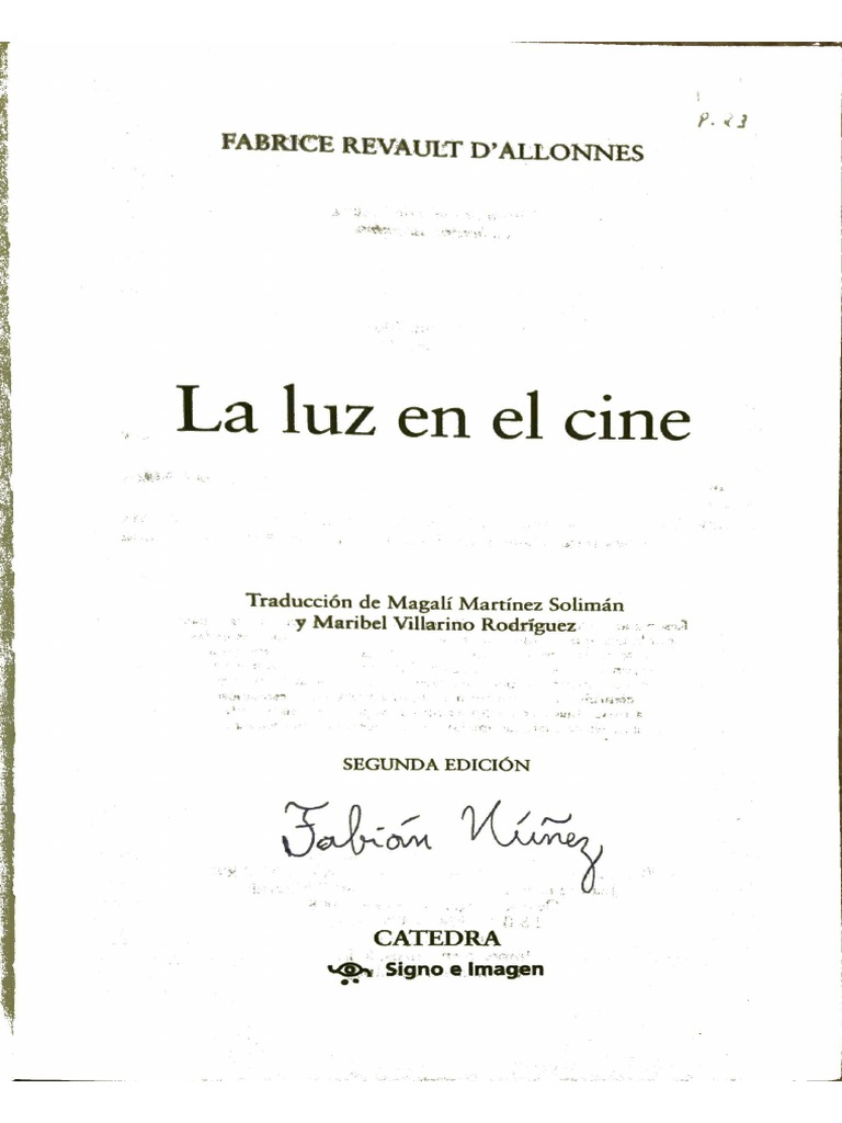 La Luz en El Cine PDF | PDF
