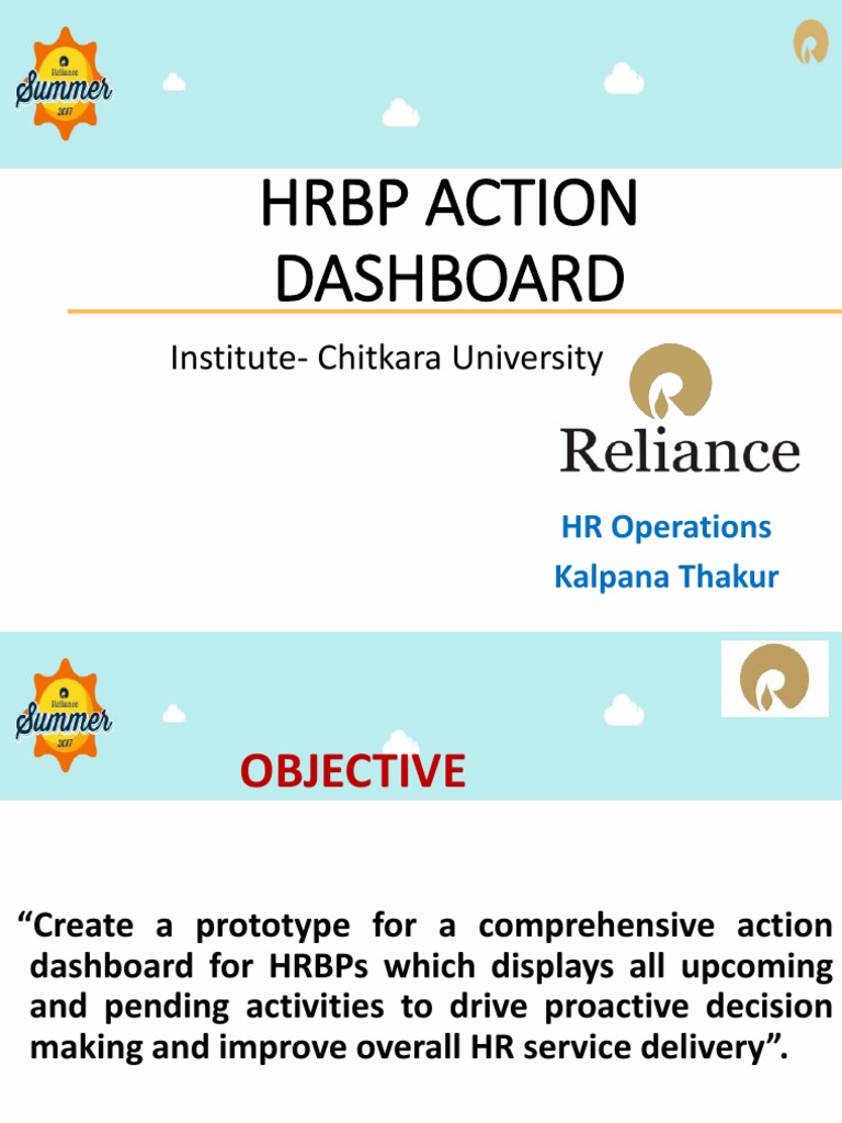 HRBP Action Dashboard Overview | PDF | Business