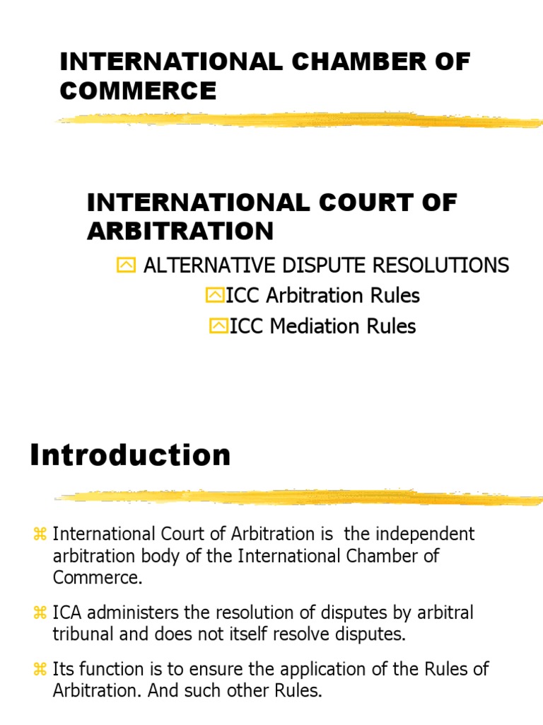 ICC Arbitration Rules Overview 2017 | PDF | Arbitral Tribunal ...