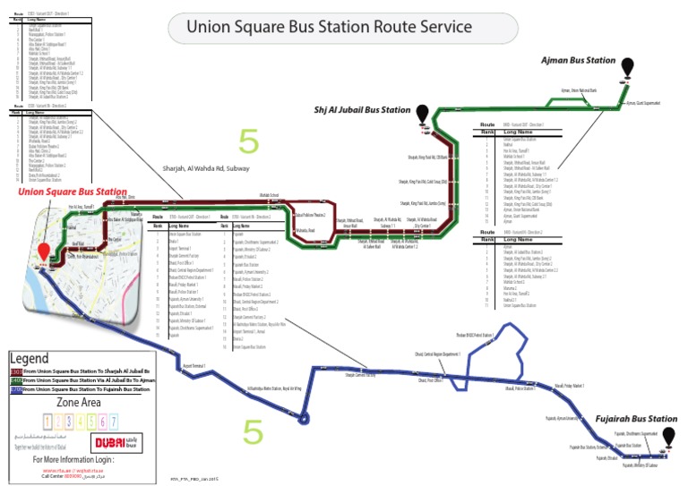 Union Square Bus Station Routes Guide | PDF | Business