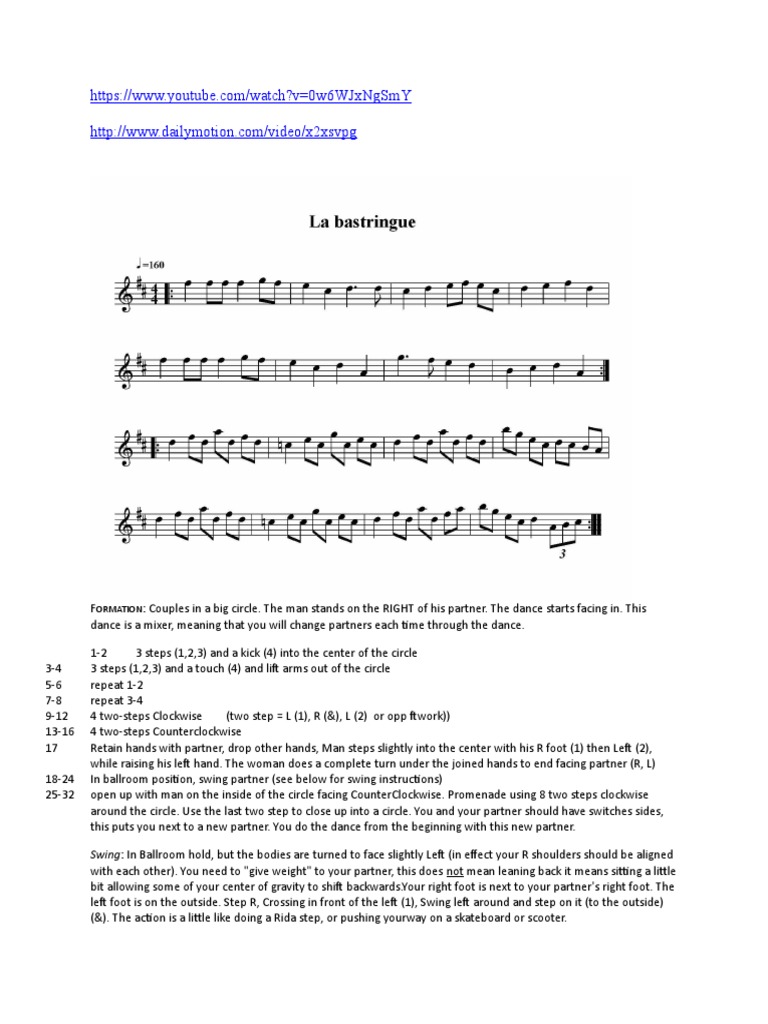 La Bastringue | PDF | Partner Dance | Performing Arts