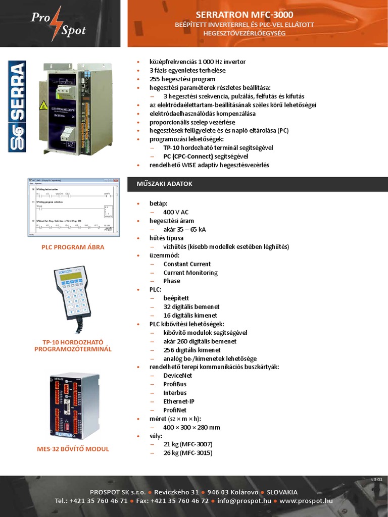 84 Serratron MFC 3000 HU | PDF