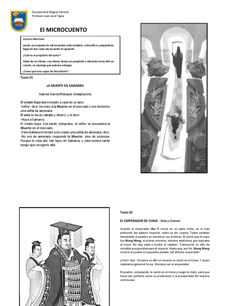 EL Microcuento | PDF | Cuentos | Ocio