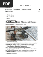 American Rifleman Building AR-15 Pistols at Home | PDF | National Rifle ...