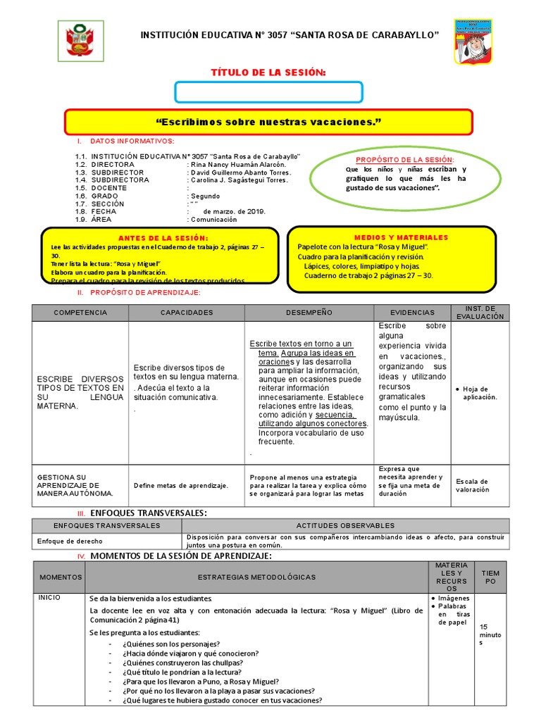3-Modelo Del Plan de GRD | PDF | Neuropsicología | Aprendizaje
