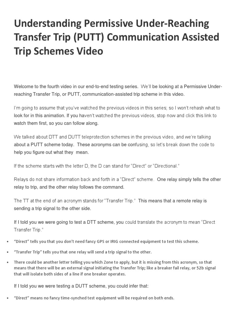 Understanding Permissive Under | PDF | Relay | Electrical Engineering