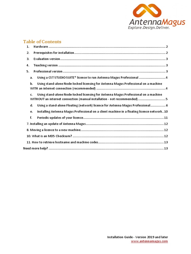 Antenna Magus Installation Guide | PDF | User (Computing ...