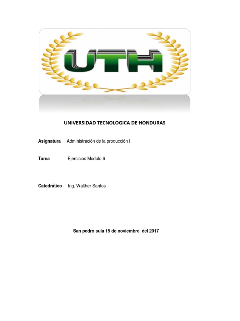 Tarea Modulo 6 Administración | PDF