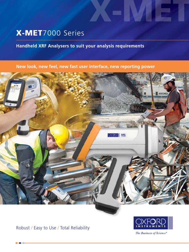 X MET General Brochure Nov2013 PDF | PDF | X Ray | Materials