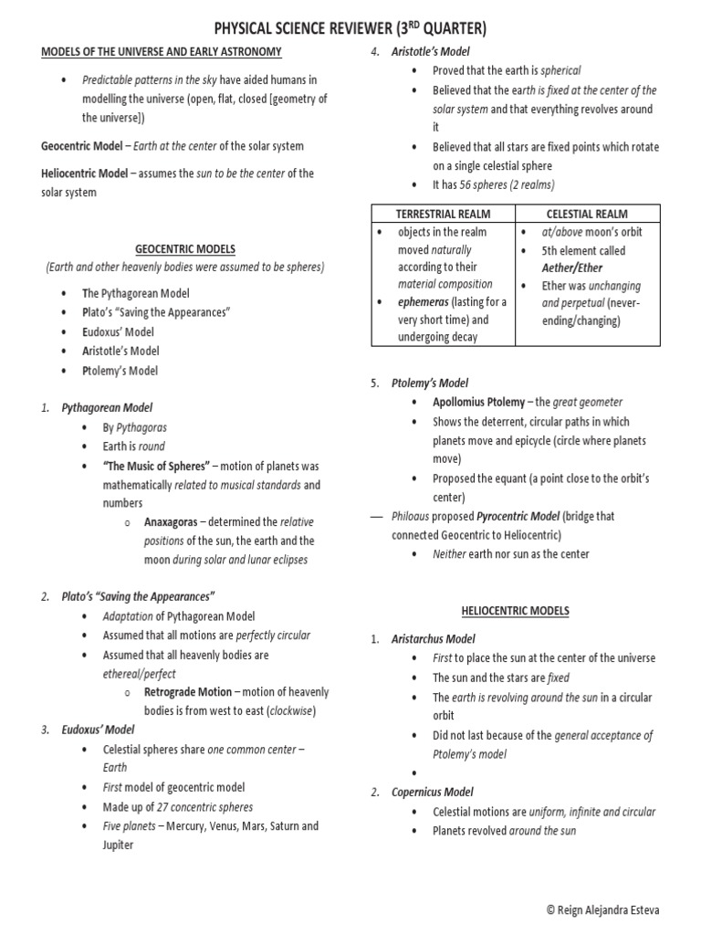 Physical Science Reviewer | PDF | Force | Acceleration
