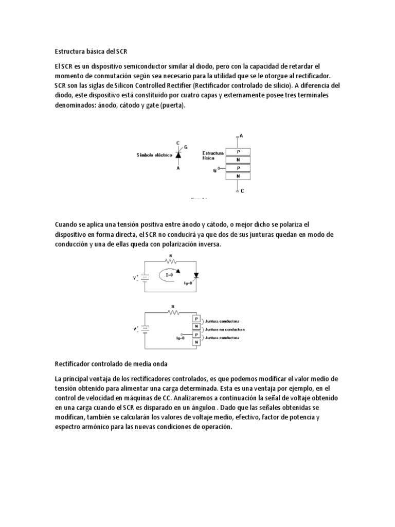 Estructura Básica Del SCR | PDF