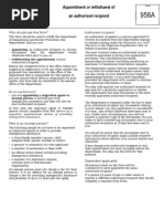 Form 956A: Authorised Recipient Guide | PDF | Law