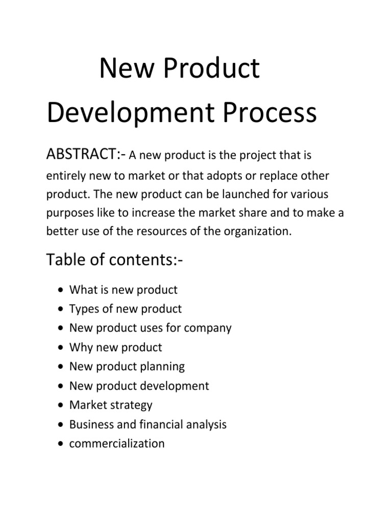 New Product Development Process | PDF