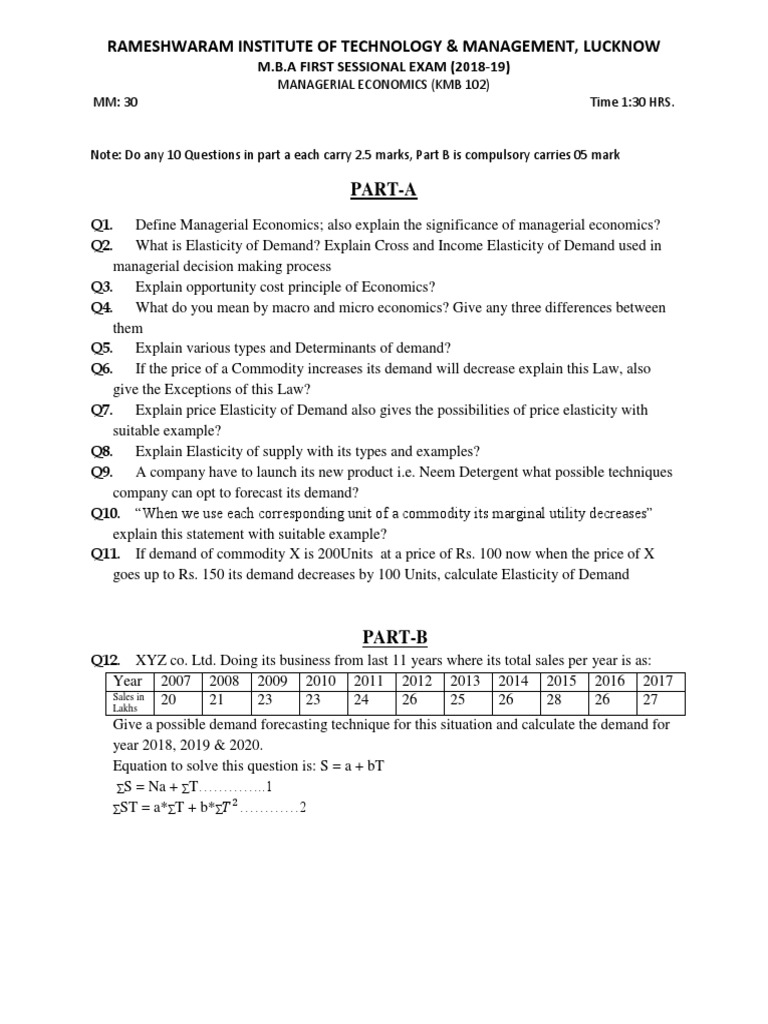 Question Paper Mba 2018 | PDF | Consumer Behaviour | Median
