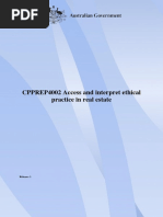 REAA - CPPREP4002 - Assessment Questions v1.2 | PDF | Consumer Protection | Real Estate Broker
