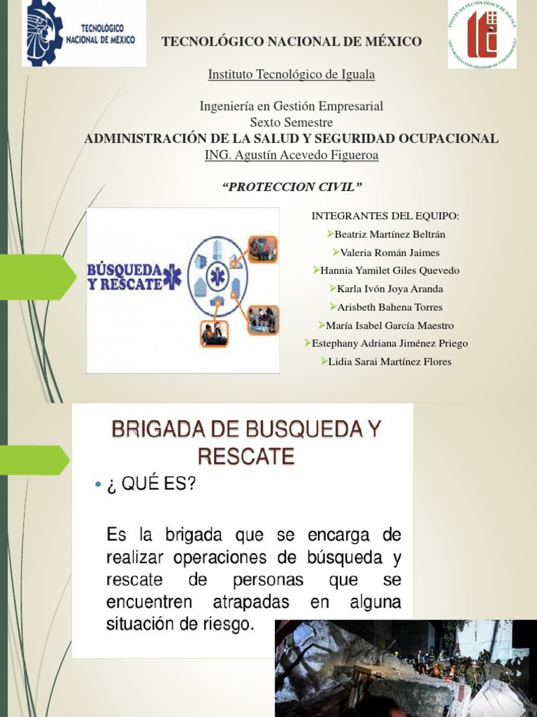 Brigada de Busqueda y Rescate | PDF | Primeros auxilios | Bienestar