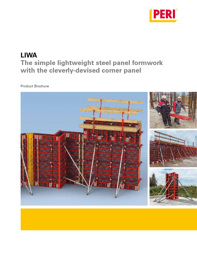 LIWA Panel Formwork | PDF | Scaffolding | Crane (Machine)