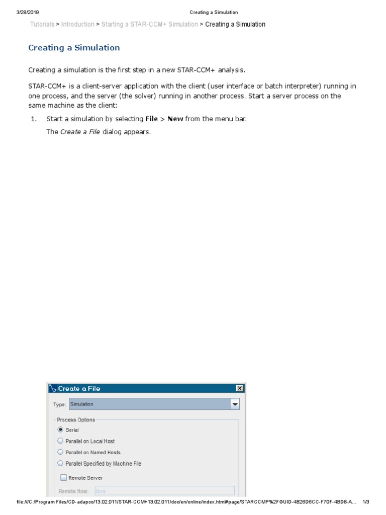 Creating A Simulation | PDF