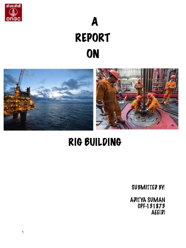 Rig Building Report | PDF | Crane (Machine) | Mast (Sailing)