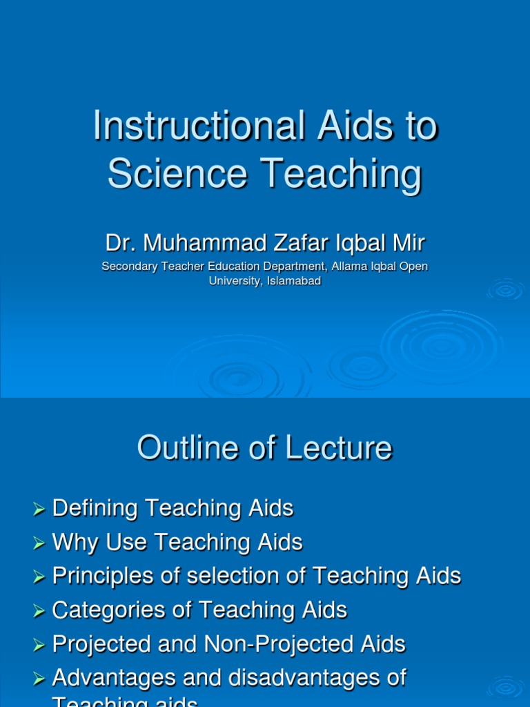 Teaching Aids in Science Education | PDF | Lecture | Teachers
