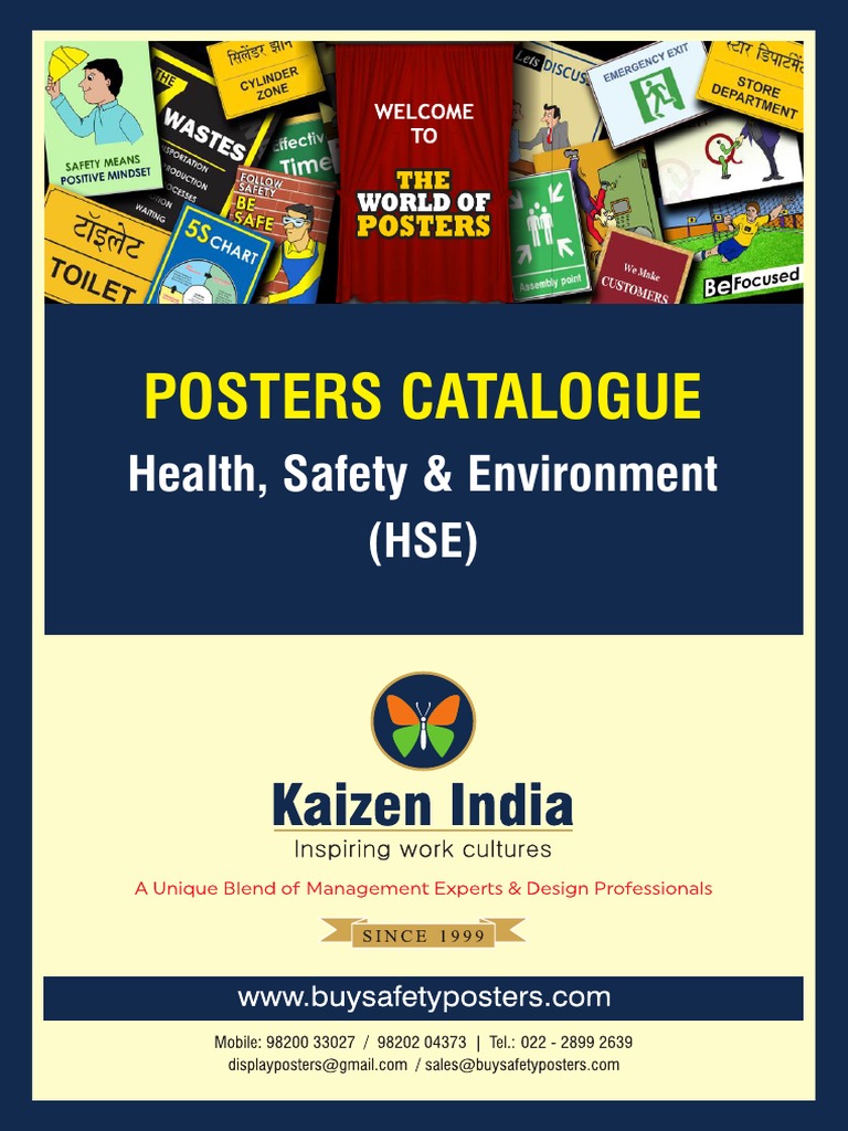 HSE Posters PDF | PDF | Safety | Occupational Safety And Health