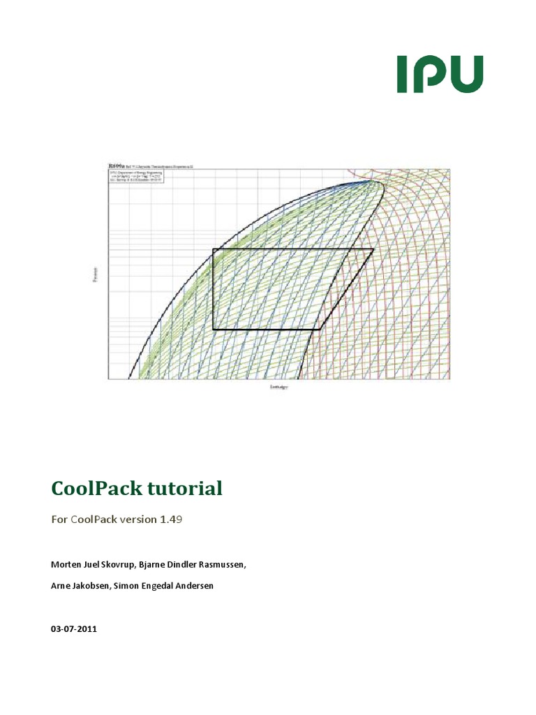 Coolpack Tutorial | PDF | Simulation | Refrigeration