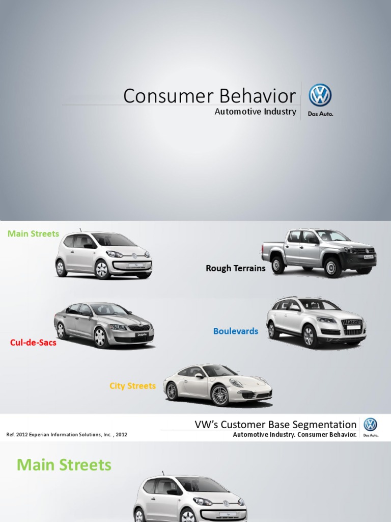 VW CB Segmentation | PDF | Car | Consumer Behaviour