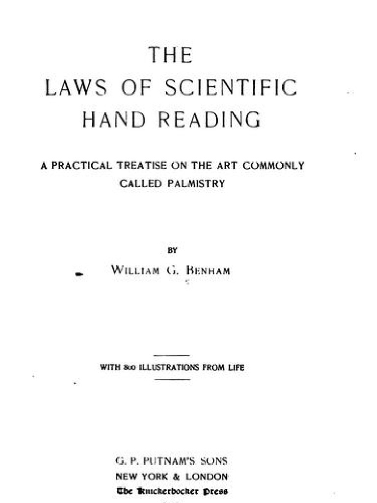 William Benham Laws of Scientific Hand Reading | PDF