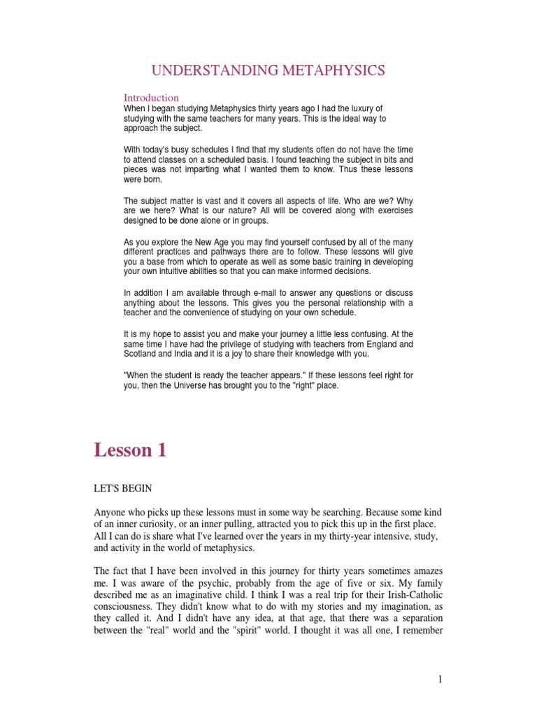 Understanding Metaphysics | PDF | Kundalini | Breathing