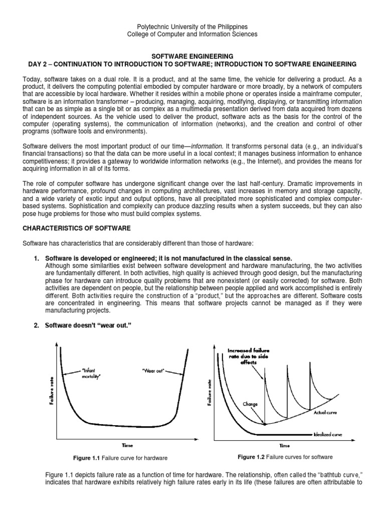 Figure 1.1 Failure Curve For Hardware Figure 1.2 Failure Curves For ...