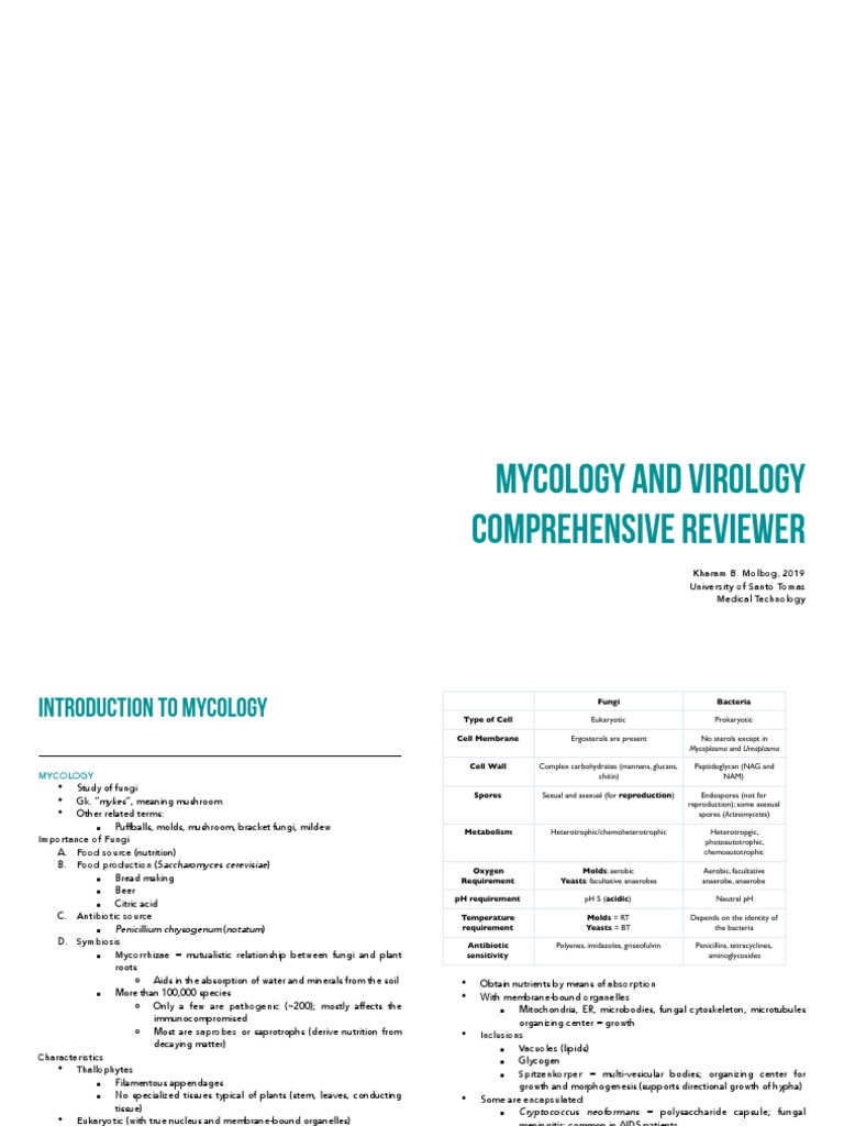 Myco Viro Compre PDF | PDF | Fungus | Mycotoxin