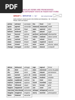 Pronouncing Regular Verbs in Past Tense | PDF | Syntax | Linguistic ...