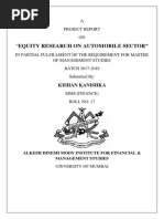 Equity Research Report - Example, Content, Types | PDF | Securities ...