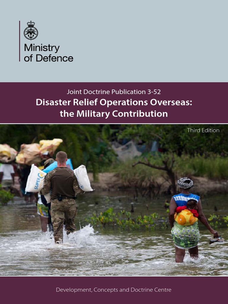 Disaster Relief Operations Overseas: The Military Contribution | PDF ...