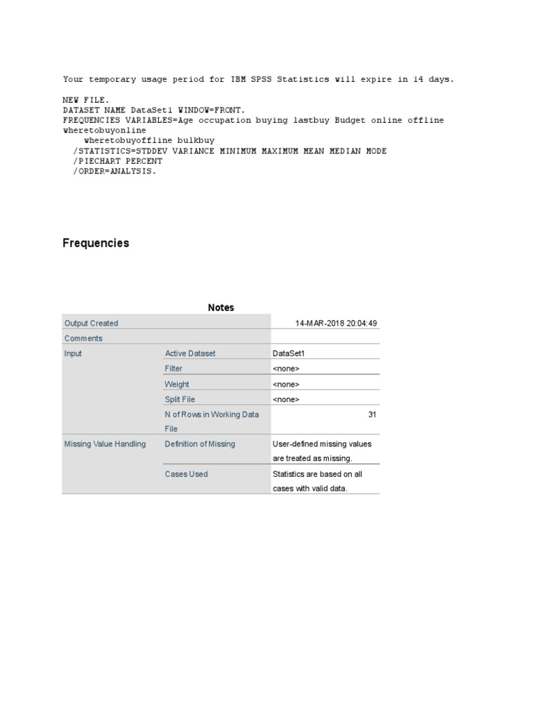 BRM Analysis | PDF | Mode (Statistics) | Median